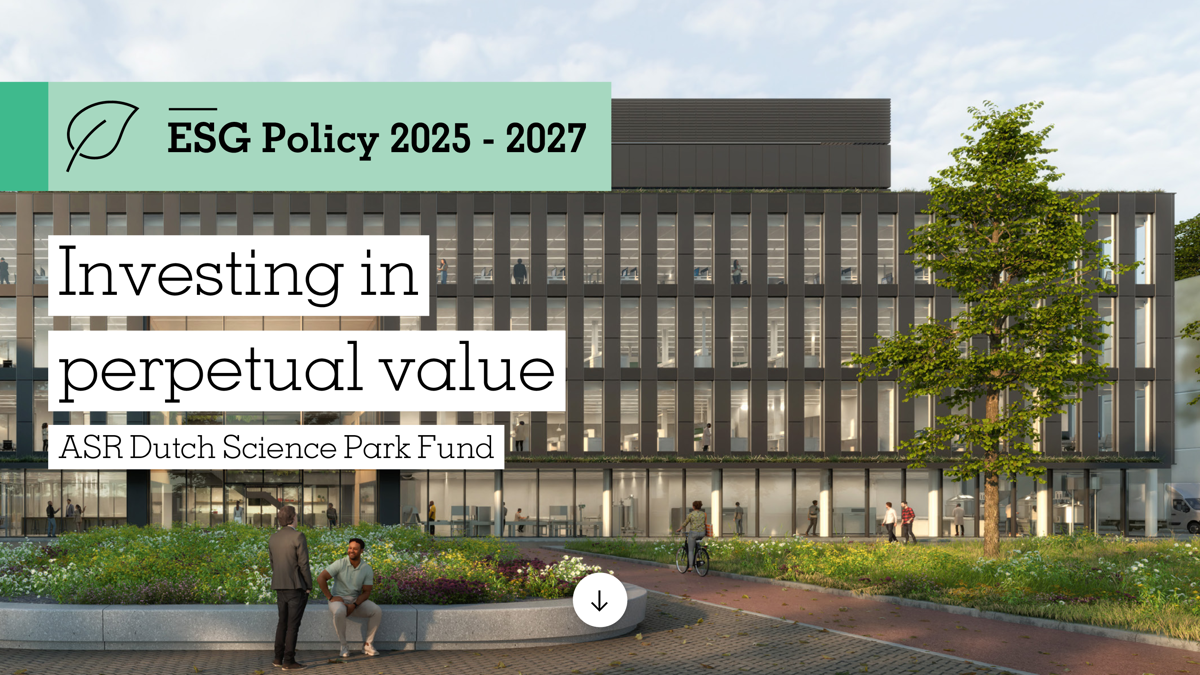 ESG beleid ASR Dutch Science Park Fund 2025-2027